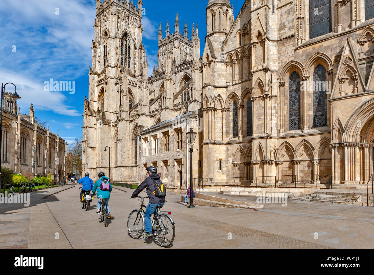 York Minster, the historic cathedral built in English gothic ...