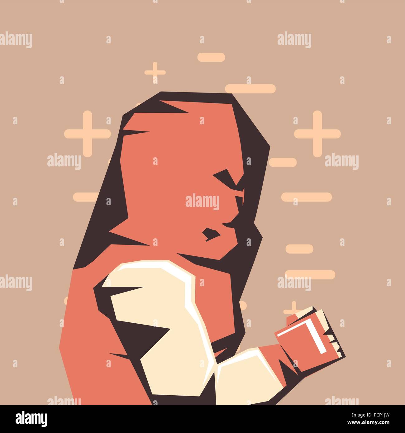 retro videogames design with boxer character over brown background ...