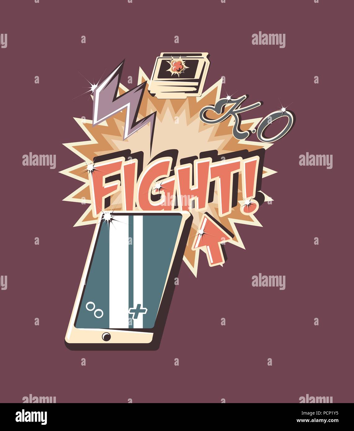 Ko fight Stock Vector Images - Alamy