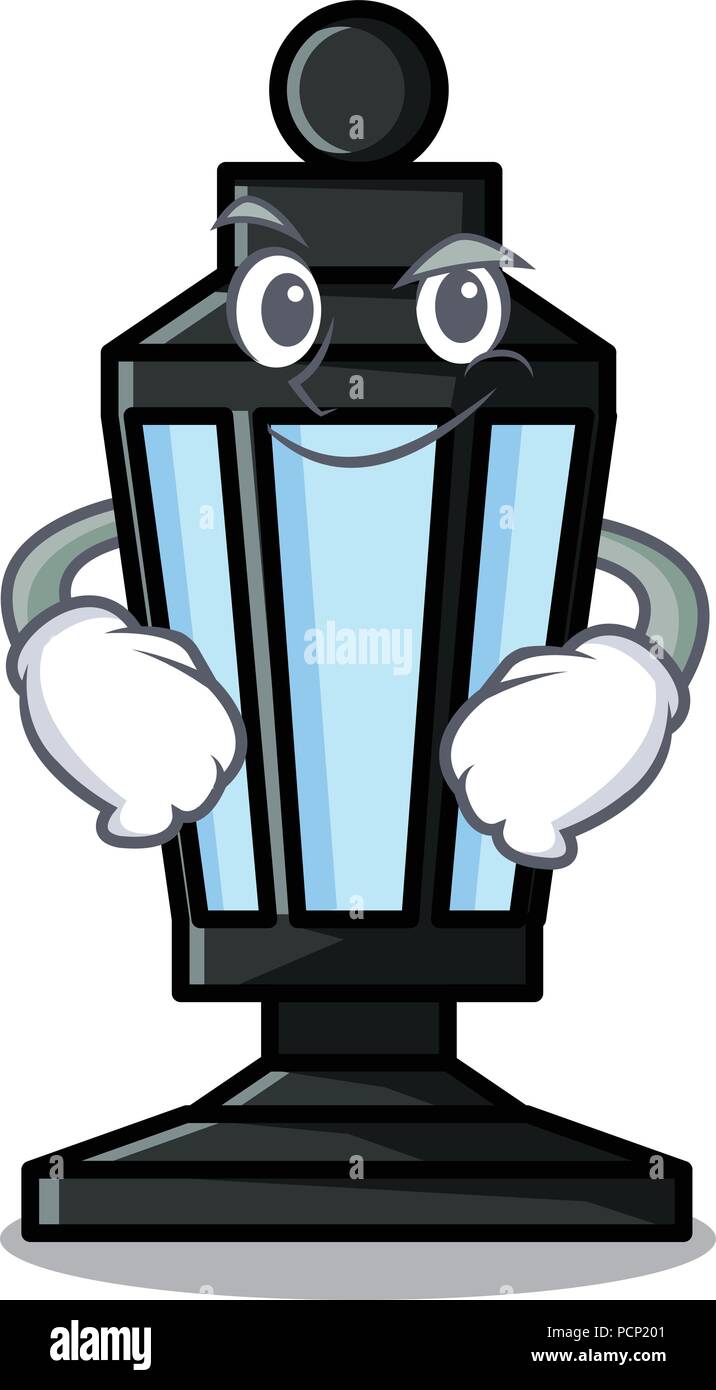 Smirking street lamp character cartoon Stock Vector Image & Art - Alamy