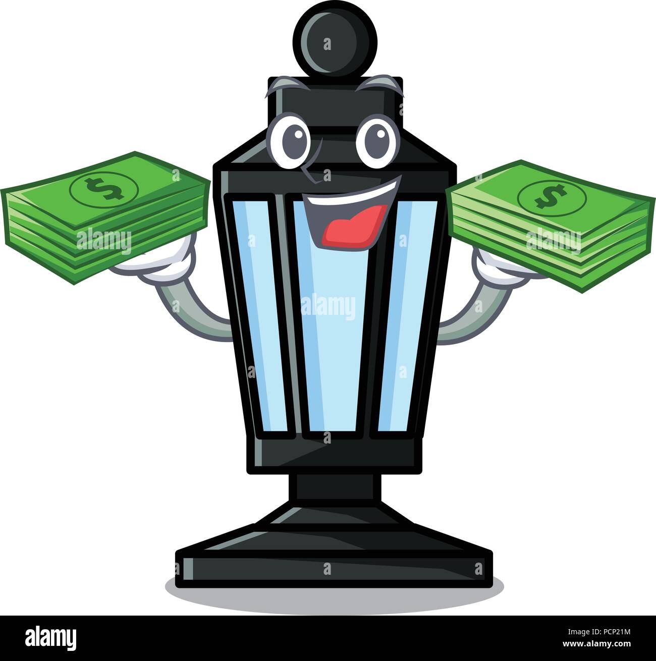 With money street lamp mascot cartoon Stock Vector Image & Art - Alamy