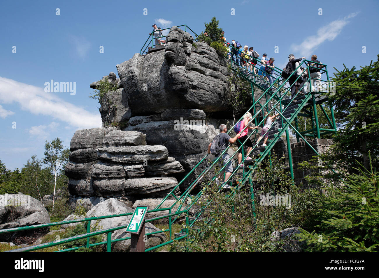 Table Mountains or Stołowe Mountains (former Heuscheuergebirge ...