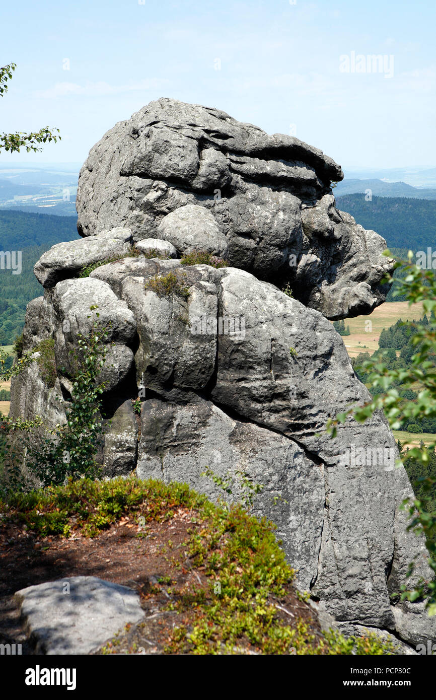 Table Mountains or Stołowe Mountains (former Heuscheuergebirge ...