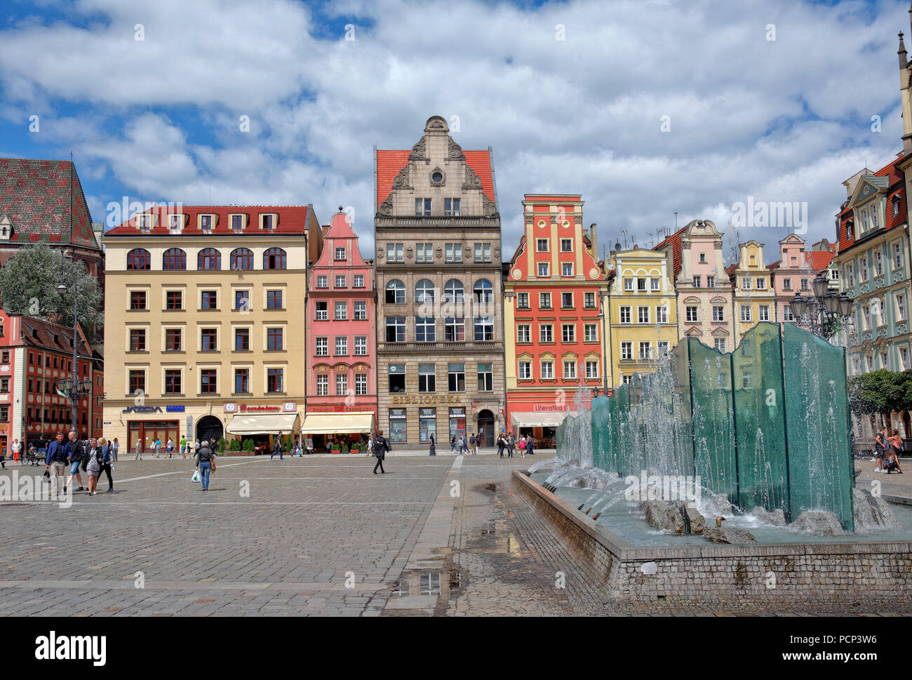 old town with rynek. wroclaw, breslau, lower silesia, poland, europe ...