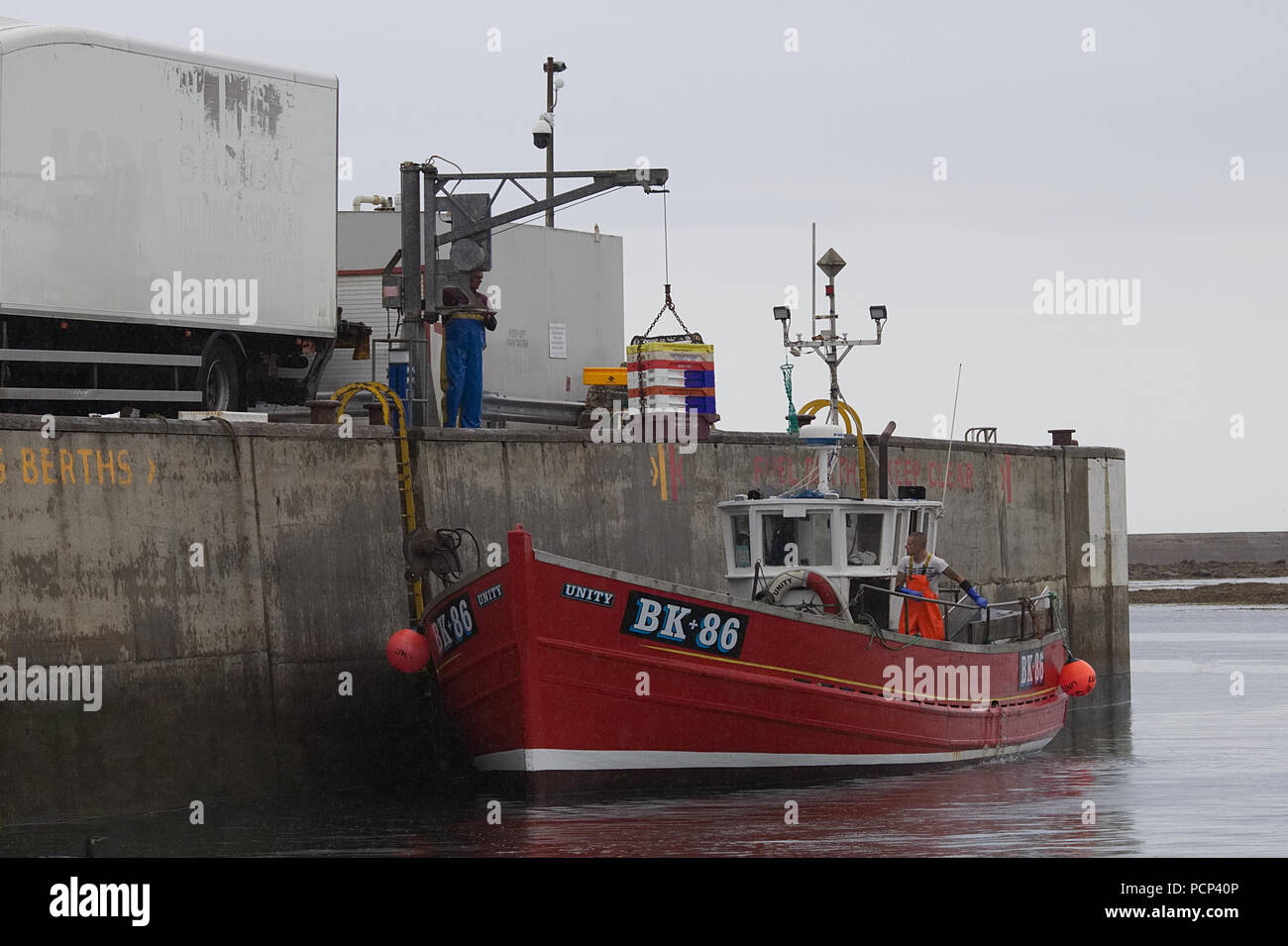 View colorful fishing trawlers hi-res stock photography and images - Alamy