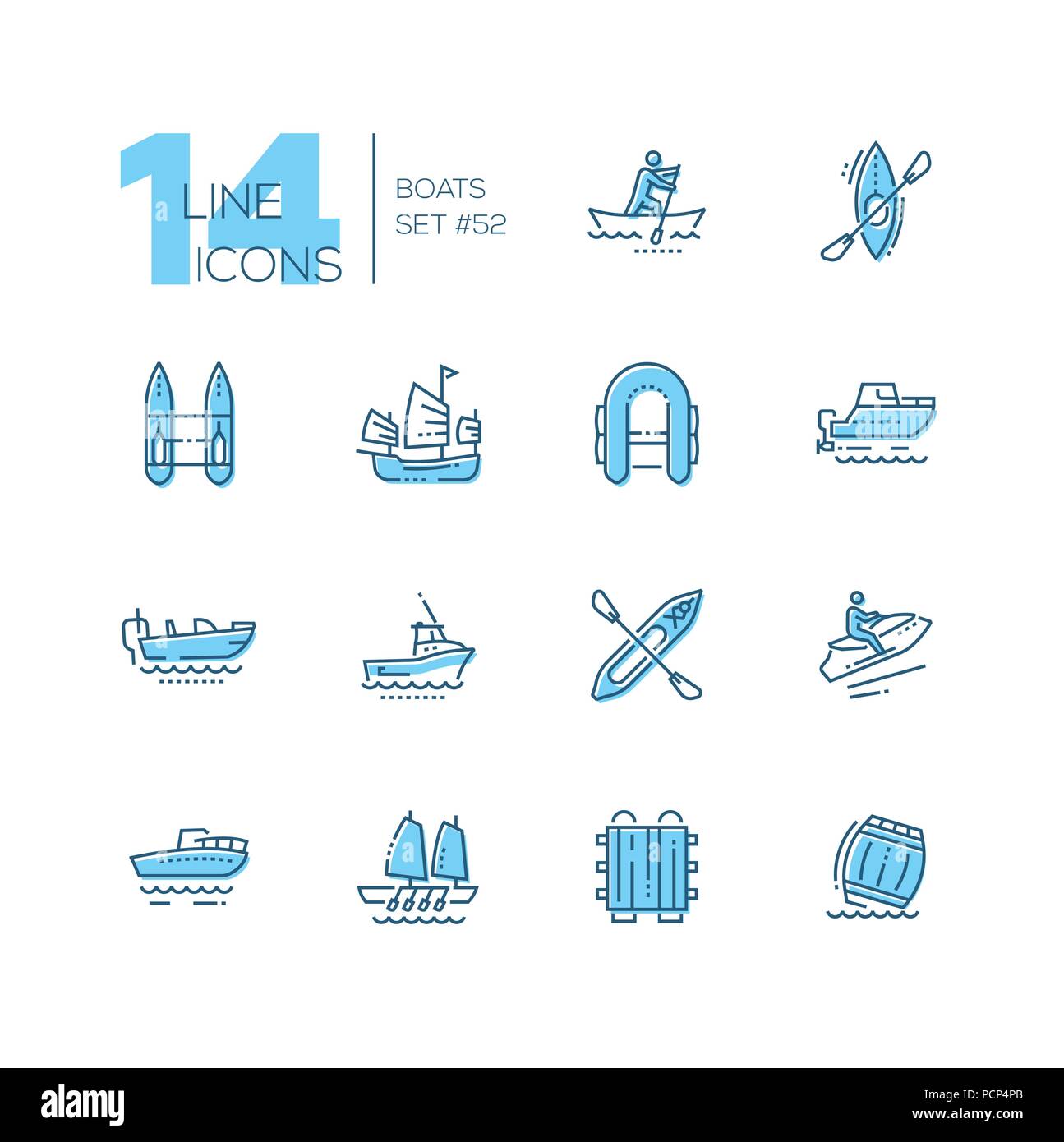 Gig boat Stock Vector Images - Alamy