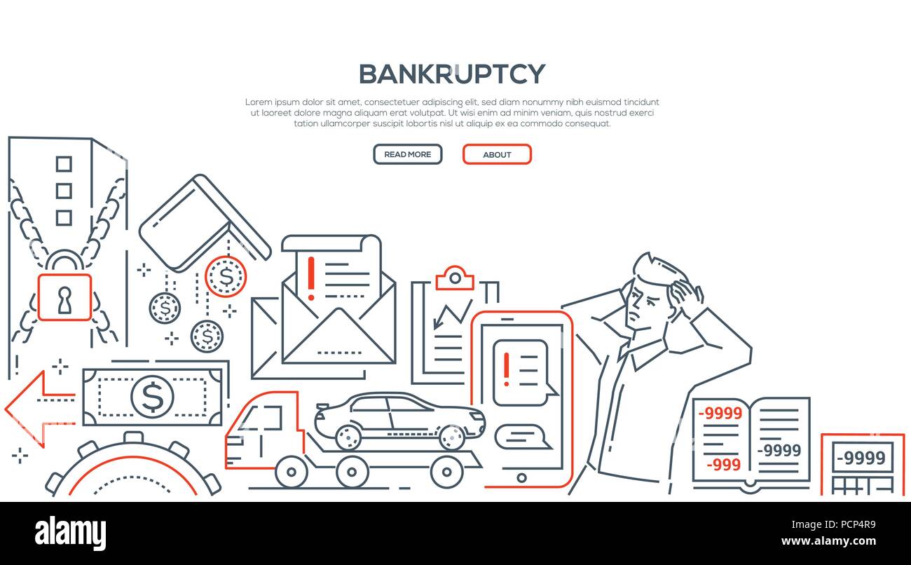 Bankruptcy office Stock Vector Images - Alamy