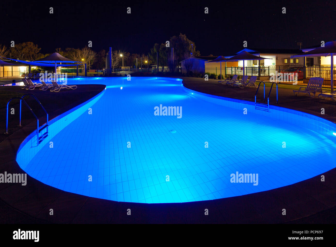 Caravan park pool hi-res stock photography and images - Alamy
