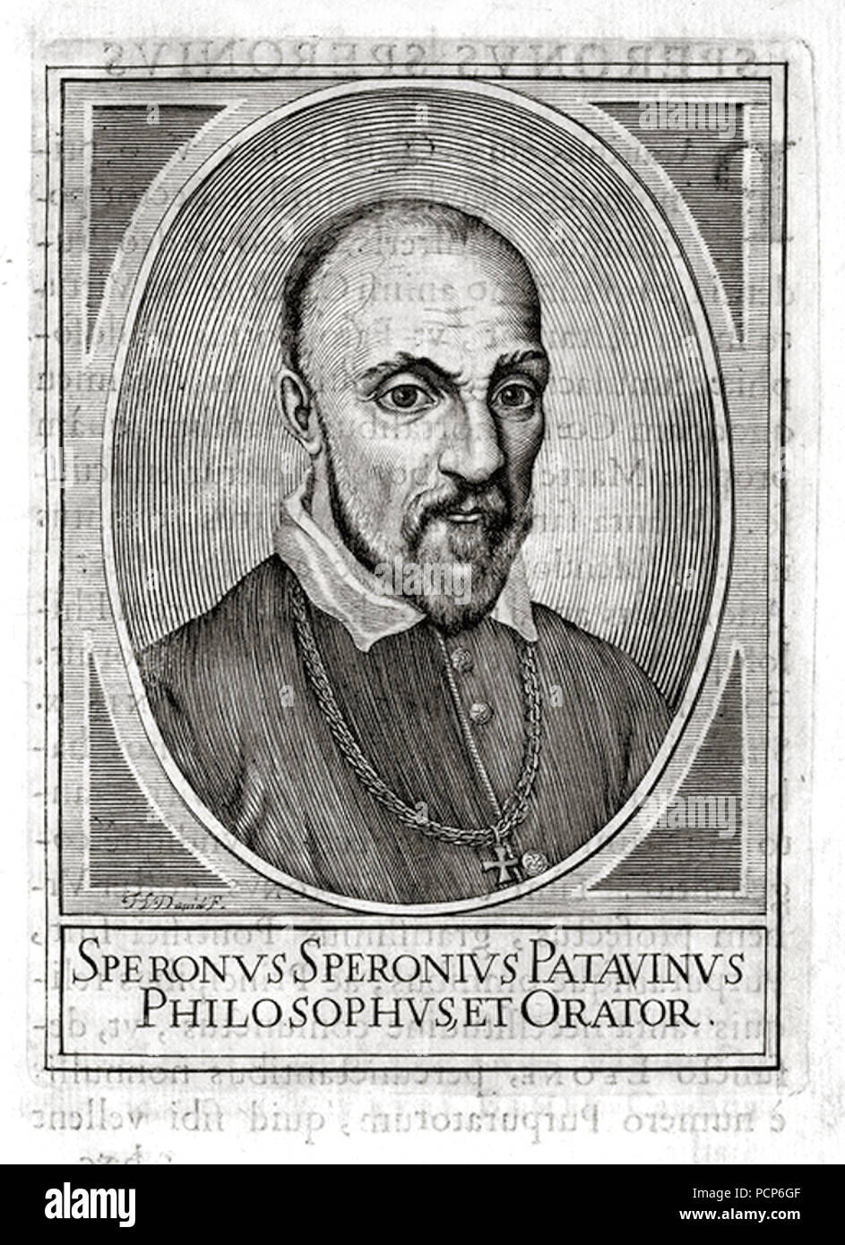 Portrait of Sperone Speroni (1500-1588 Stock Photo - Alamy