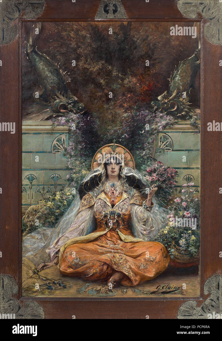 Portrait of the actress Sarah Bernhardt (1844-1923 Stock Photo - Alamy