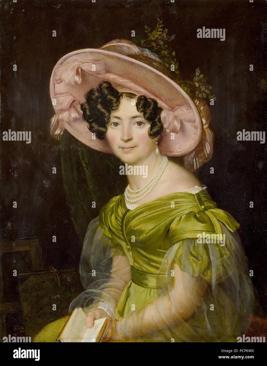 Portrait of Princess Zinaida Alexandrovna Volkonskaya née Belosselskaya ...