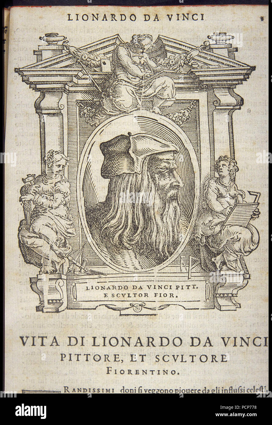 Leonardo da Vinci, ca 1568 Stock Photo - Alamy