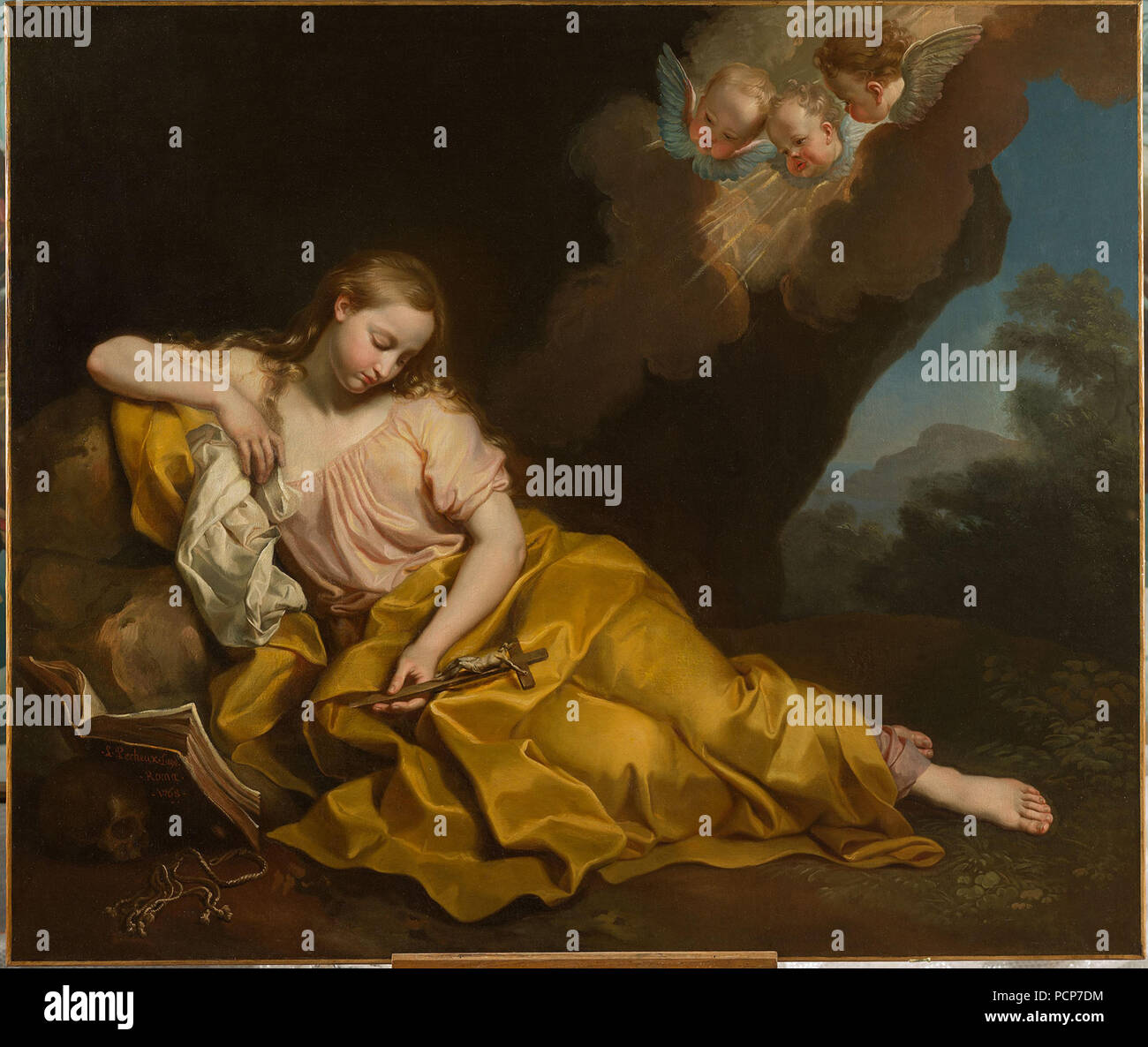 The Repentant Mary Magdalene, 1768 Stock Photo - Alamy