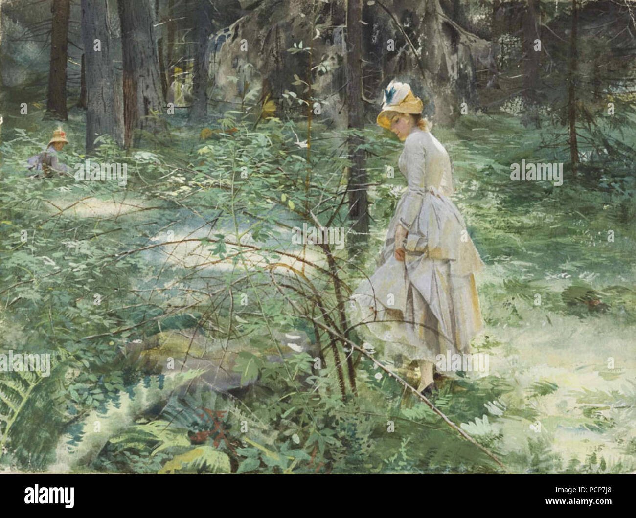 The Bush, 1886 Stock Photo - Alamy