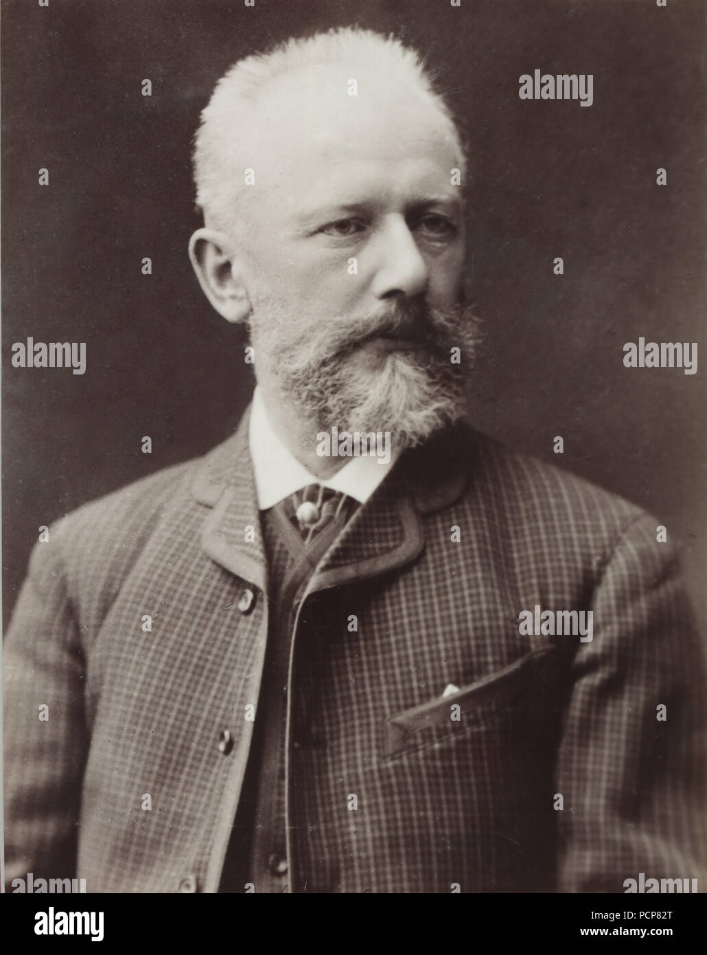 Portrait of the composer Pyotr Ilyich Tchaikovsky (1840-1893), 1887 ...