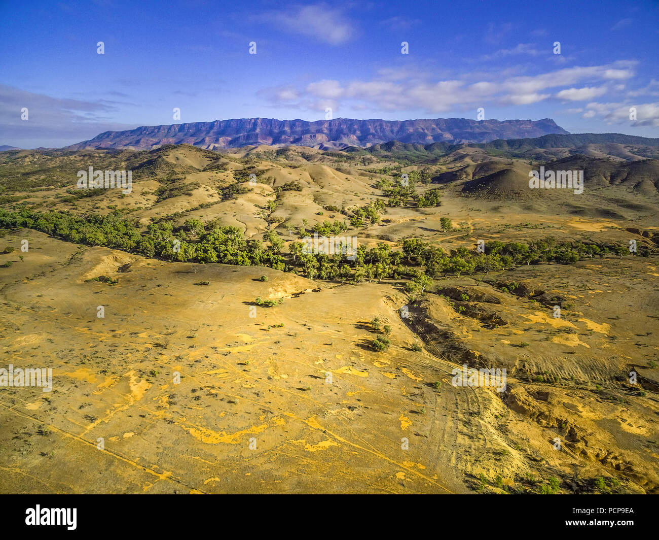Flinders Ranges - the largest mountain range in South Australia Stock ...