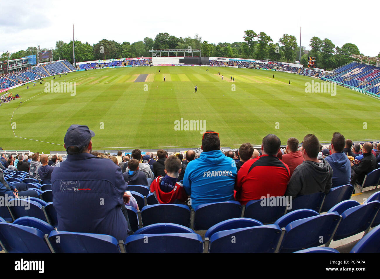 General view of play during Glamorgan vs Essex Eagles, Nat West T20 ...