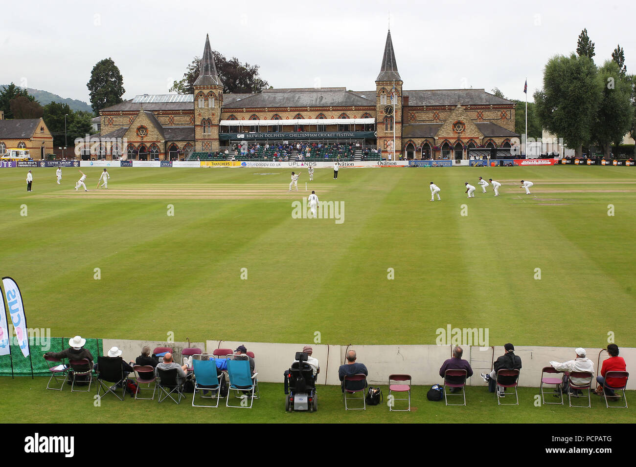 General view of play during Gloucestershire CCC vs Essex CCC ...