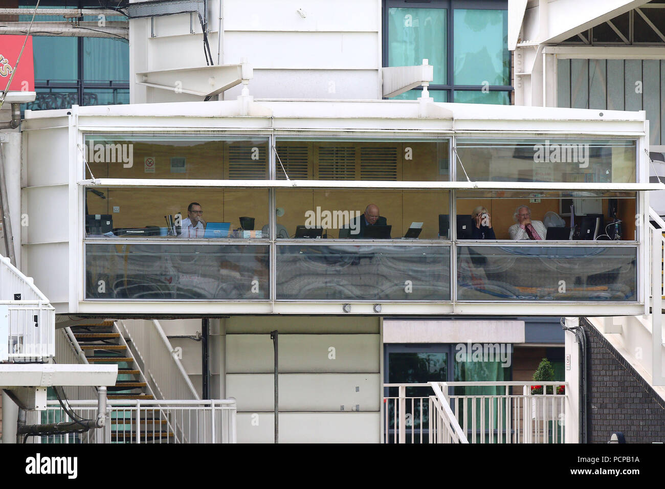 Scorers box hi-res stock photography and images - Alamy