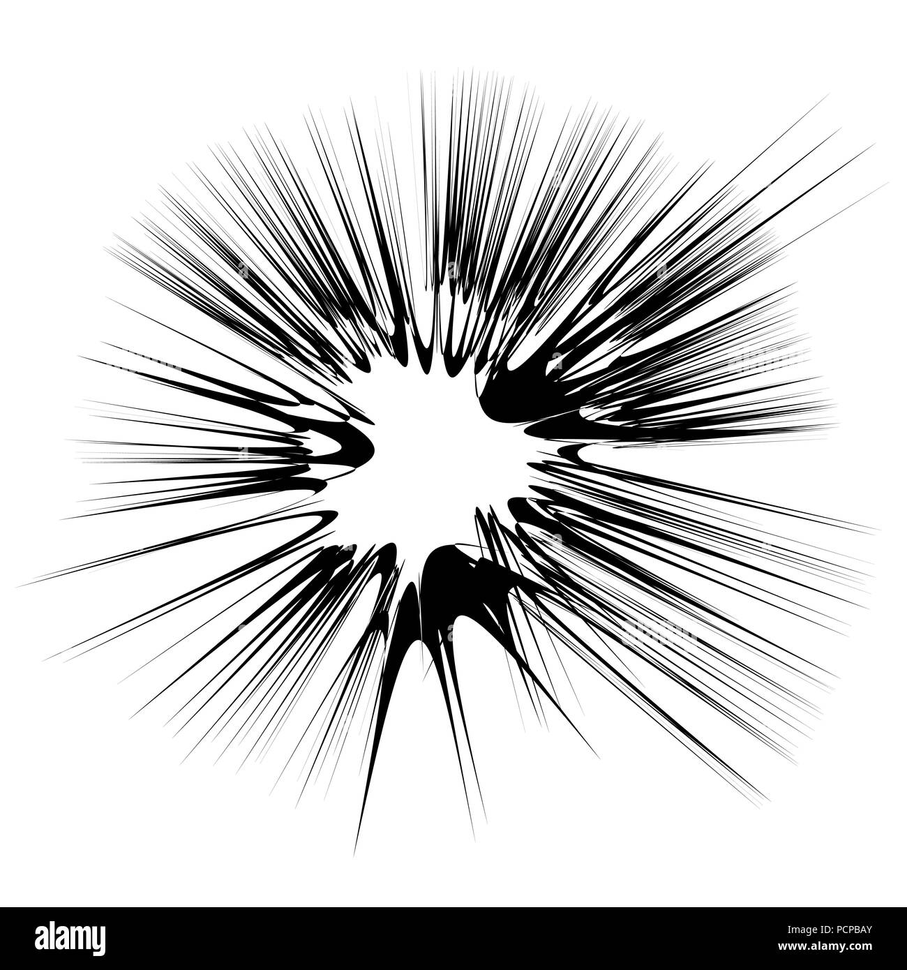 Explode flash cartoon explosion hi-res stock photography and images - Alamy