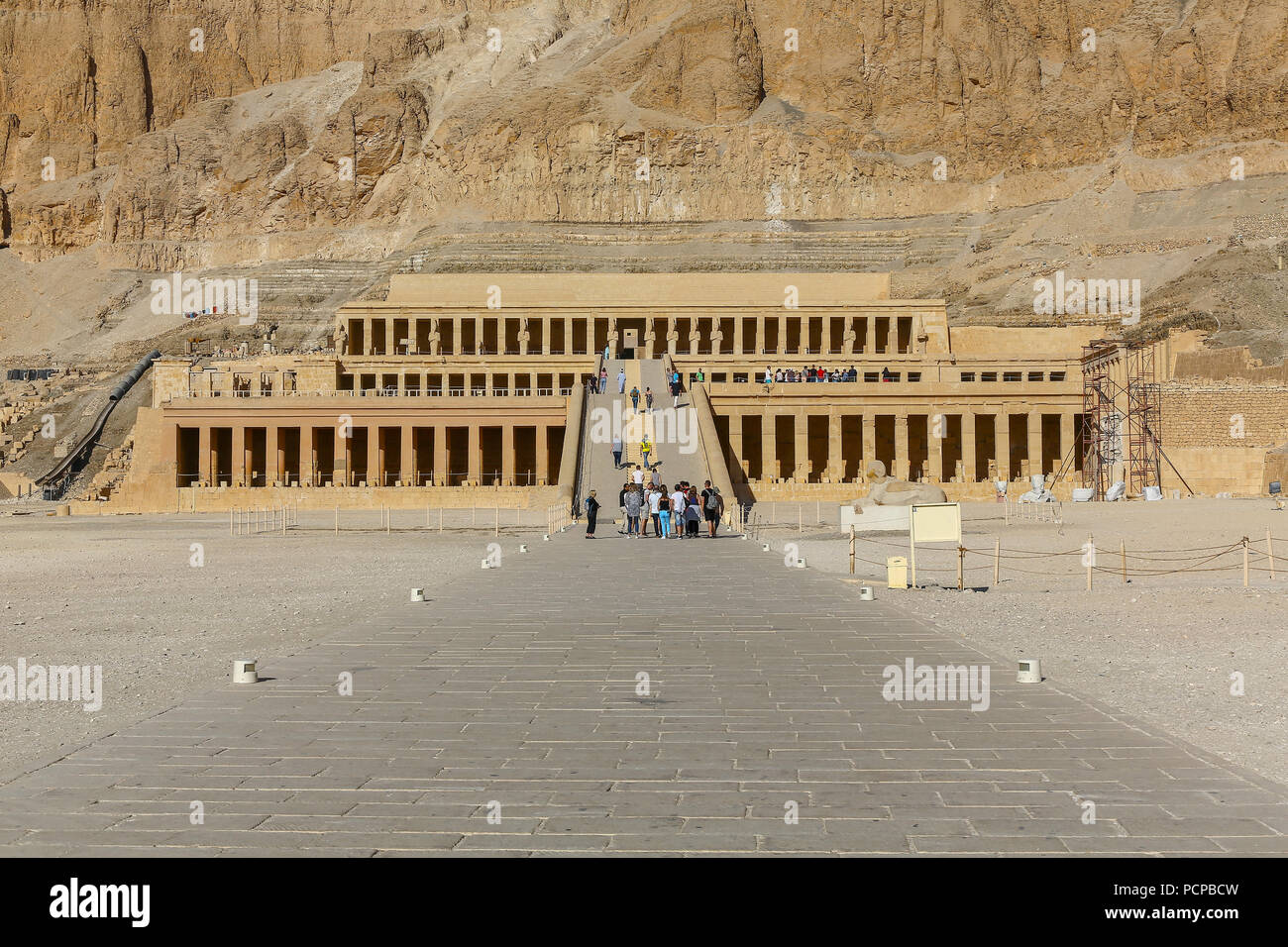 The Mortuary Temple of Hatshepsut, Deir el-Bahari, Luxor, Egypt, Africa ...