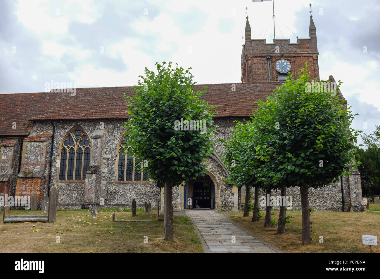 All Saints Parish Church in Odiham, Hampshire, England Stock Photo - Alamy