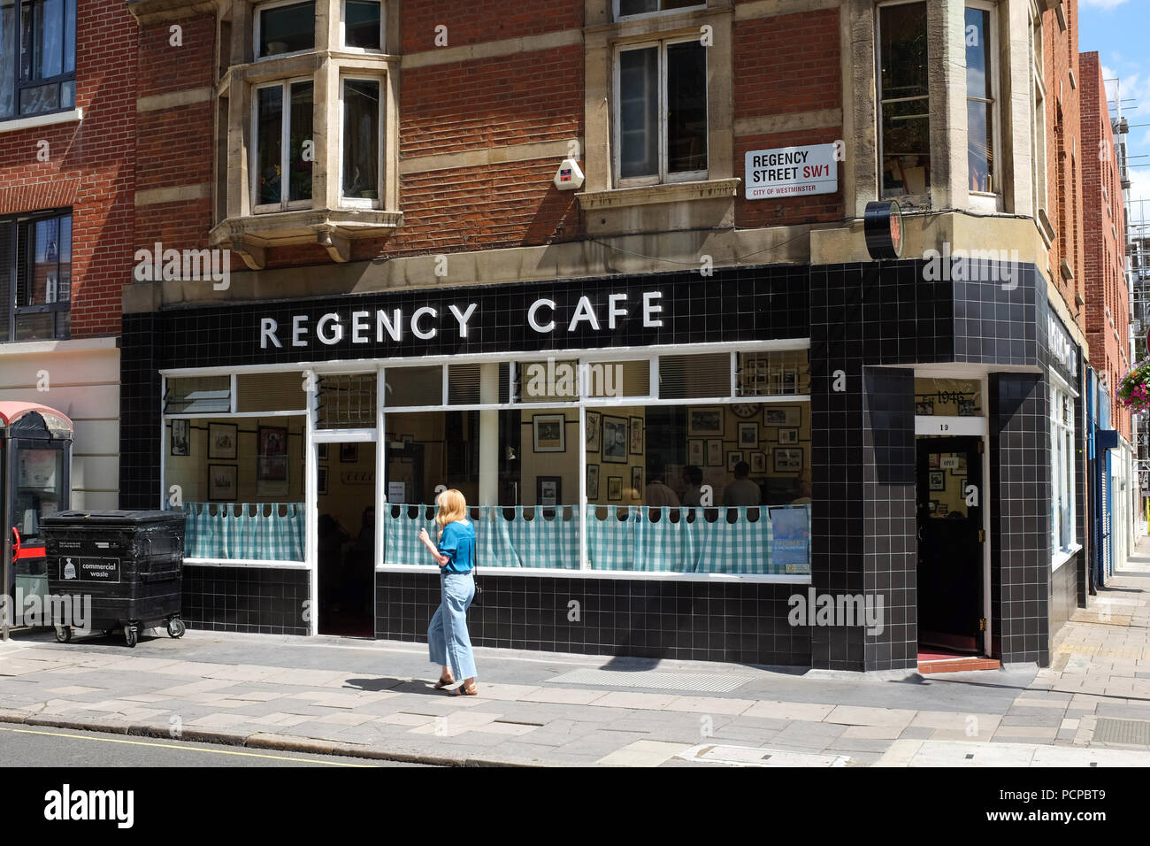 The Regency Cafe in Westminster, London, England Stock Photo - Alamy