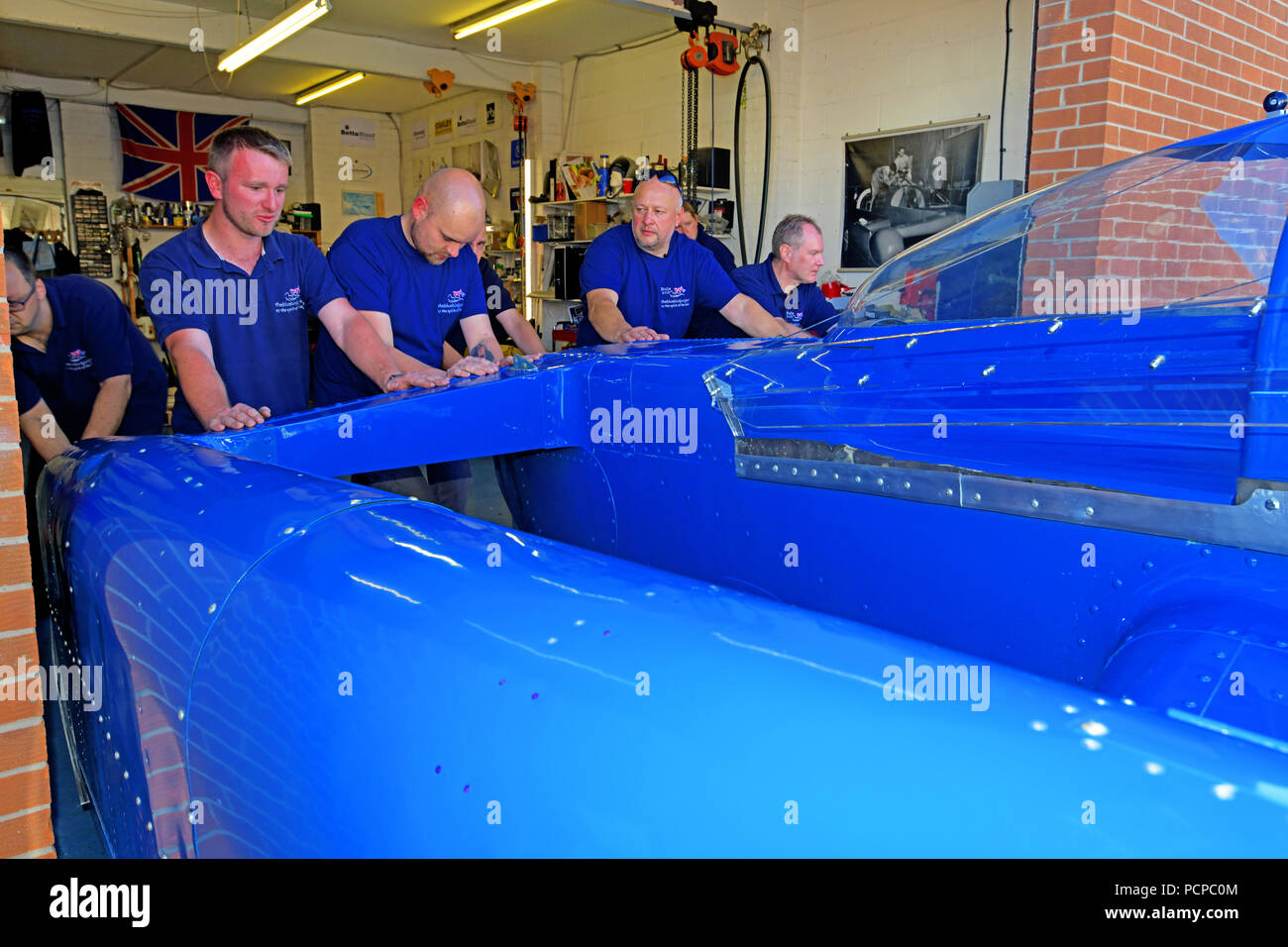 Donald Campbells Bluebird K7 hydroplane rebuilt at North Shields by ...