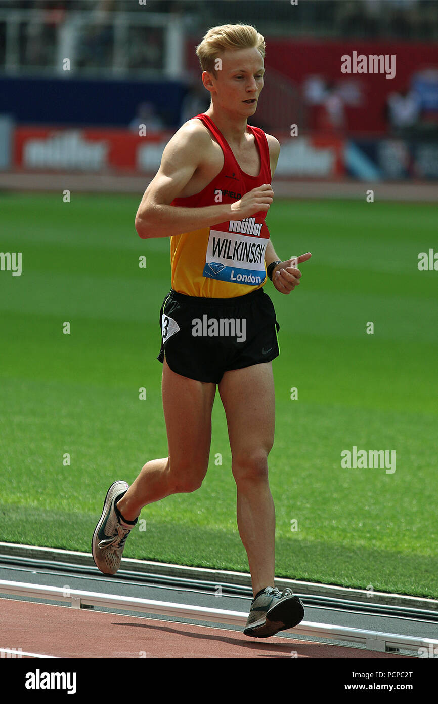 Callum WILKINSON of GB in the 3000 Metres Race Walk for Men at the 2018 ...