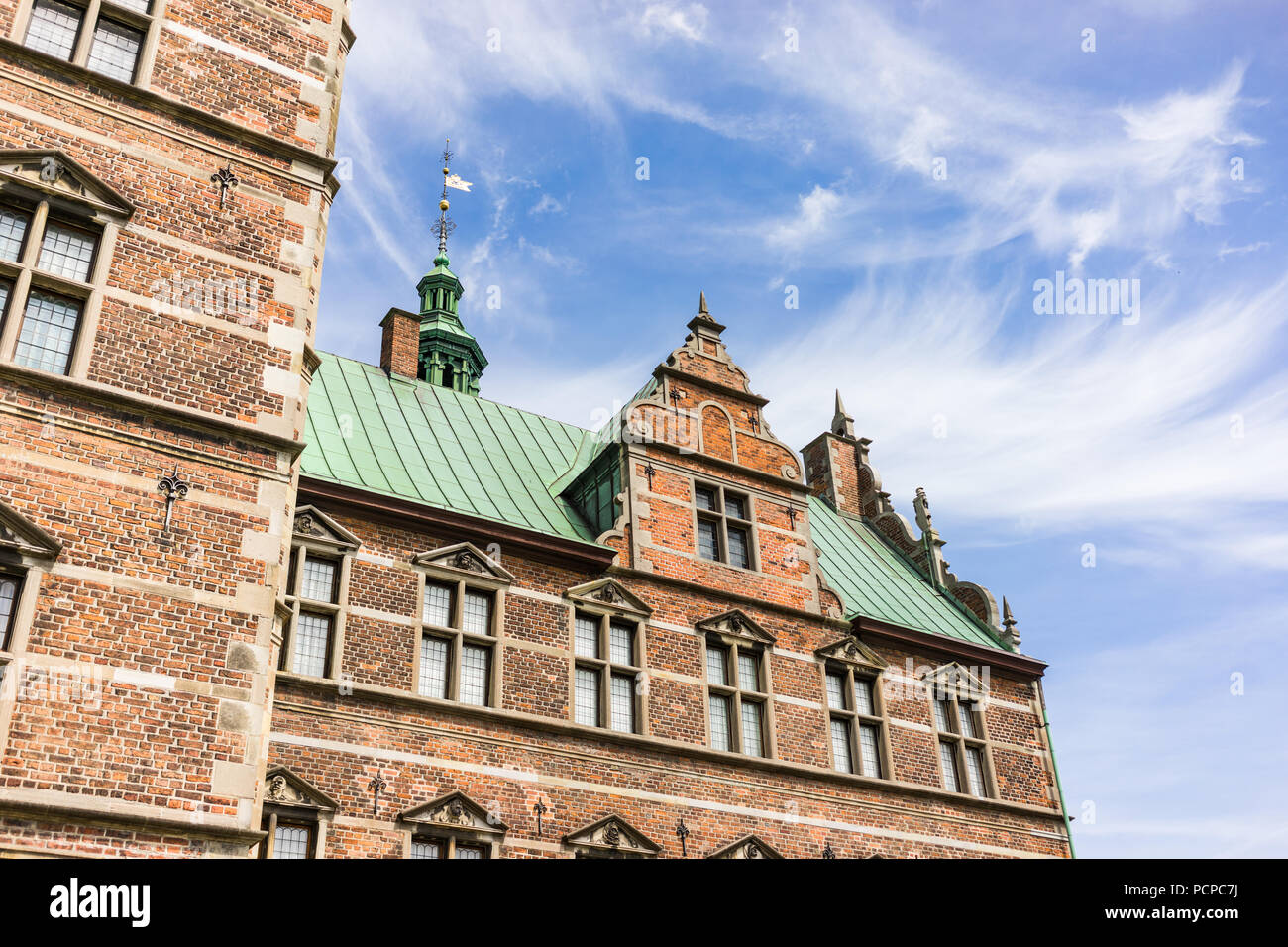 Rosenborg Castle Gardens in Copenhagen, Denmark. Built in the Dutch ...