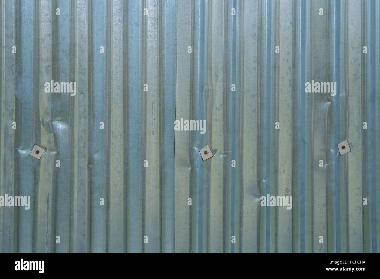 Corrugated metallic slates for roofing, texture Stock Photo - Alamy