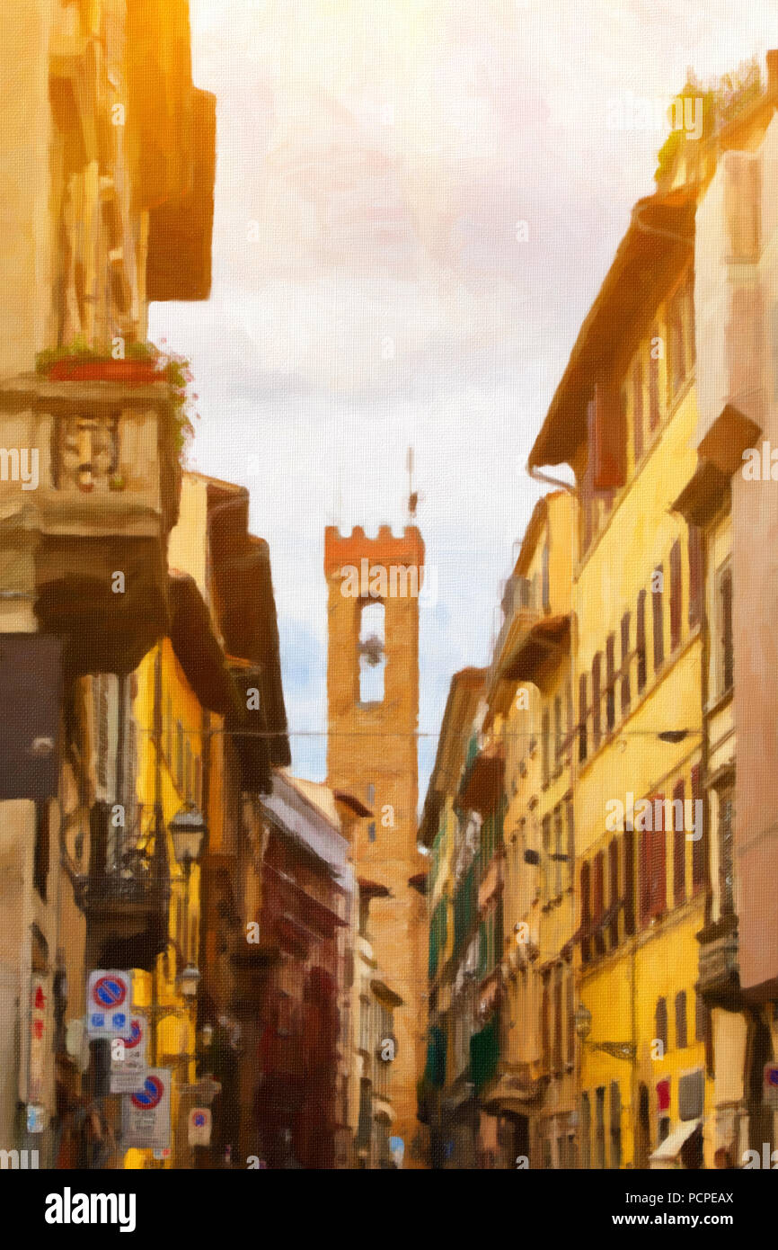 Florence watercolor hi-res stock photography and images - Alamy