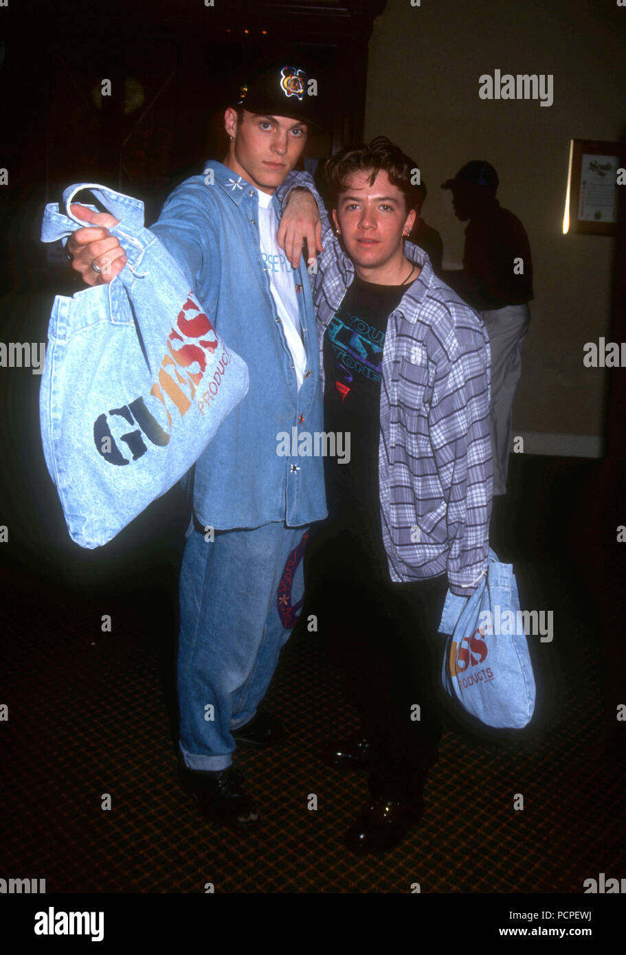 HOLLYWOOD, CA - MAY 30: (L-R) Actors Brian Austin Green and David ...