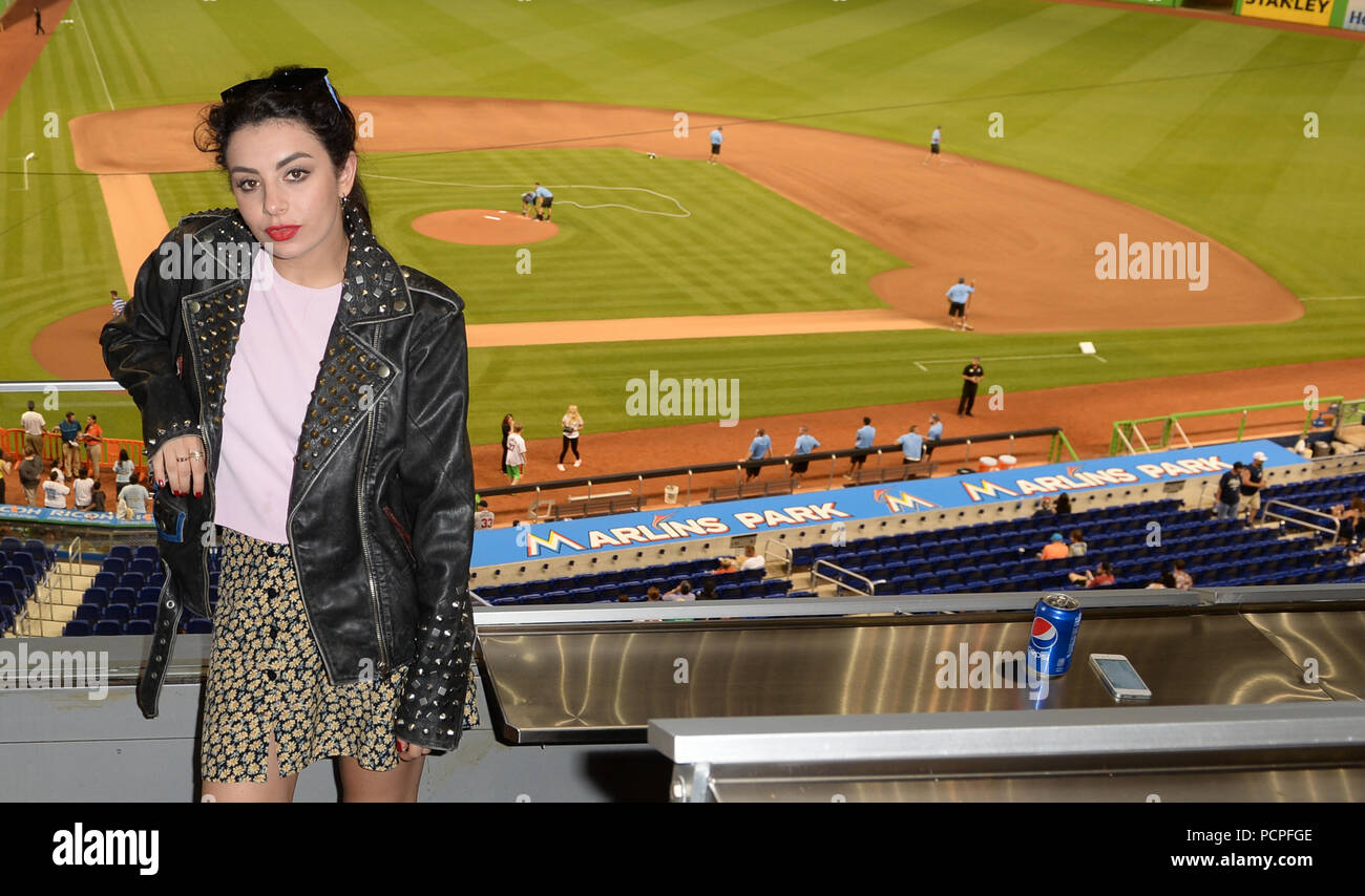 MIAMI, FL - MAY 16: English singer and songwriter Charli XCX, attends ...