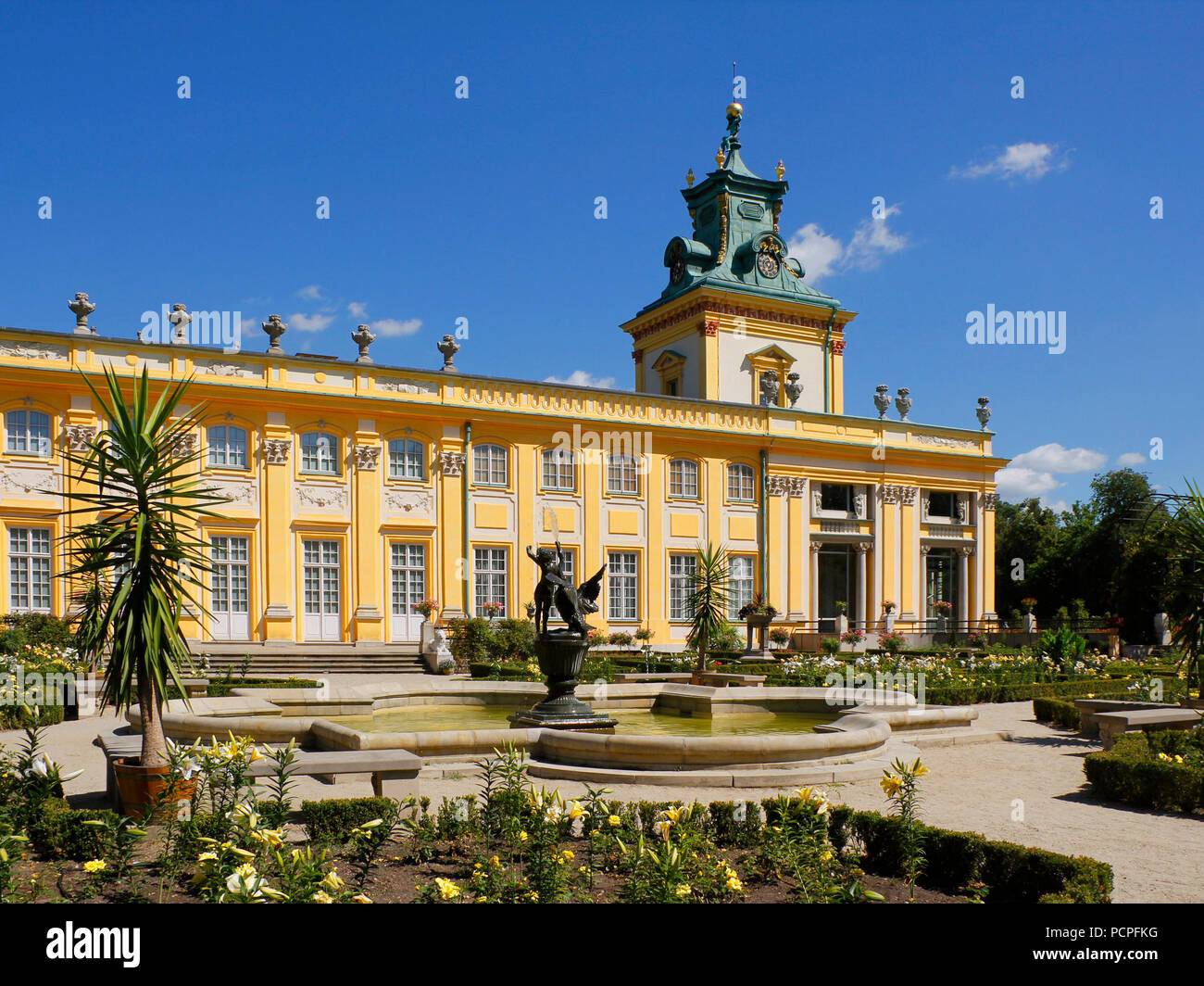 Wilanow Palace in Warsaw, Poland Stock Photo - Alamy