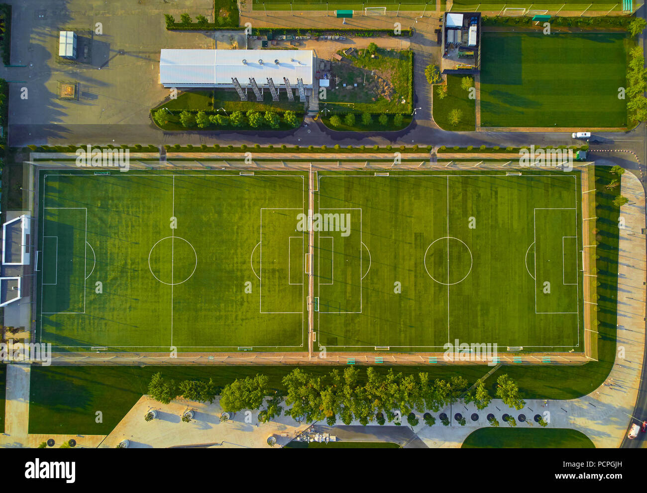 top view of the football stadium Stock Photo - Alamy