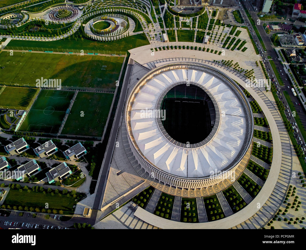 top view of the football stadium Stock Photo - Alamy