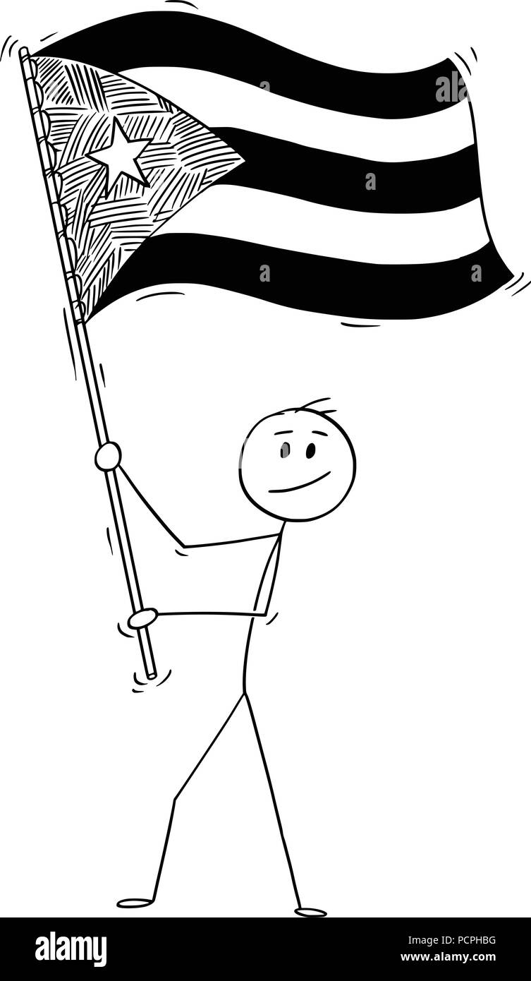 Cuban flag Black and White Stock Photos & Images - Alamy