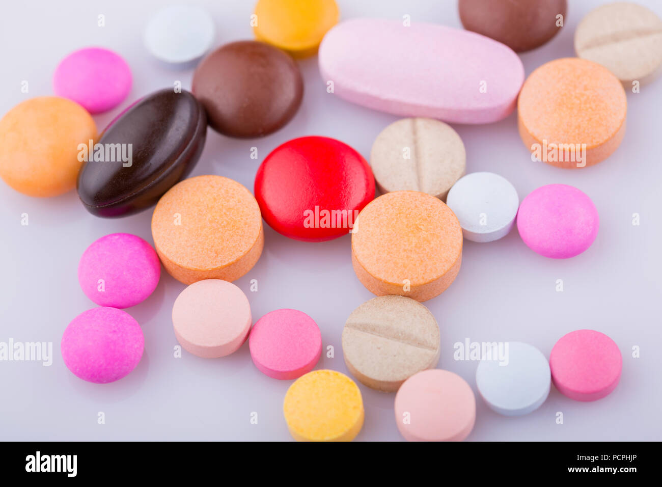 different Tablets pills capsule heap mix therapy drugs Stock Photo - Alamy