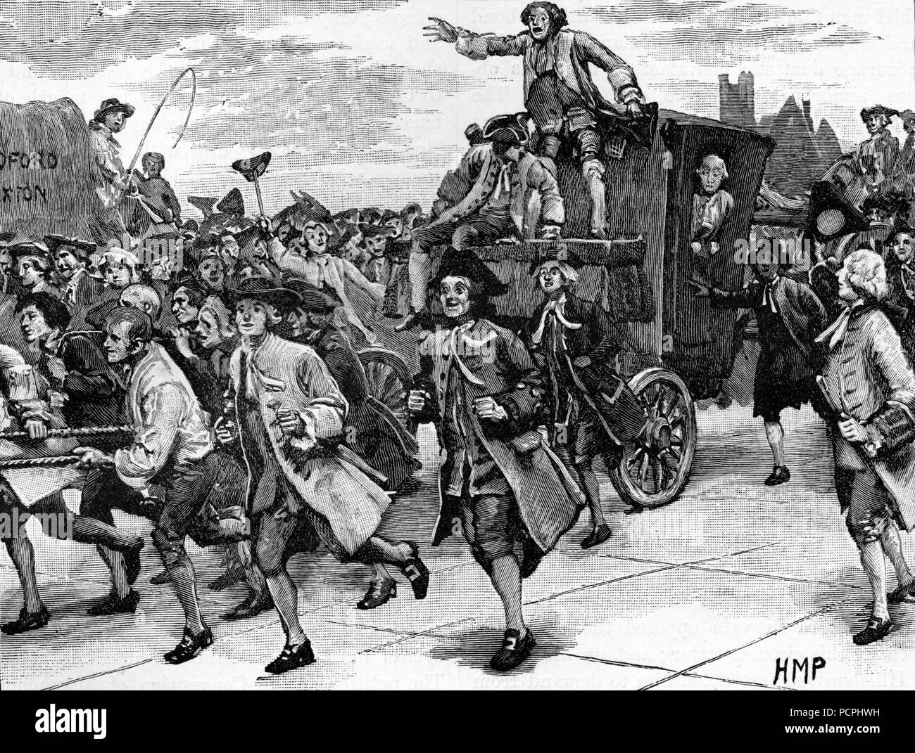 18th century prison england Black and White Stock Photos & Images - Alamy