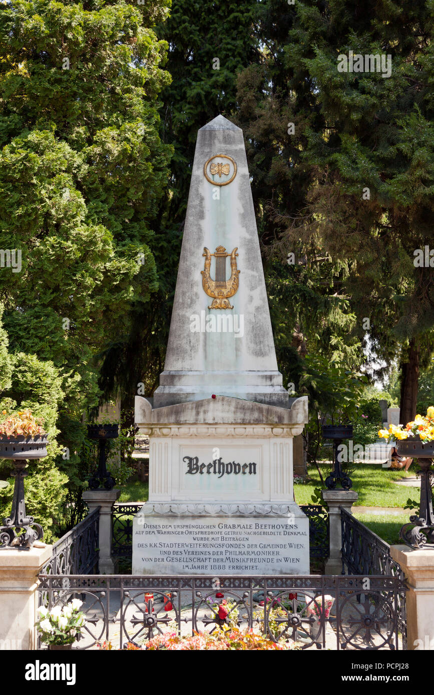 Ludwig van beethoven grave hi-res stock photography and images - Alamy