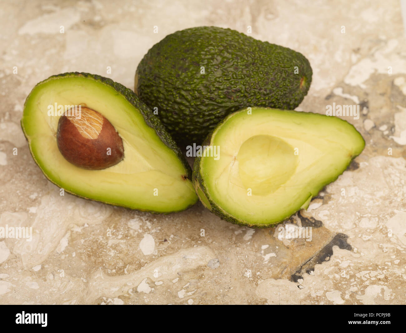 Avocado still life food photograph Stock Photo - Alamy