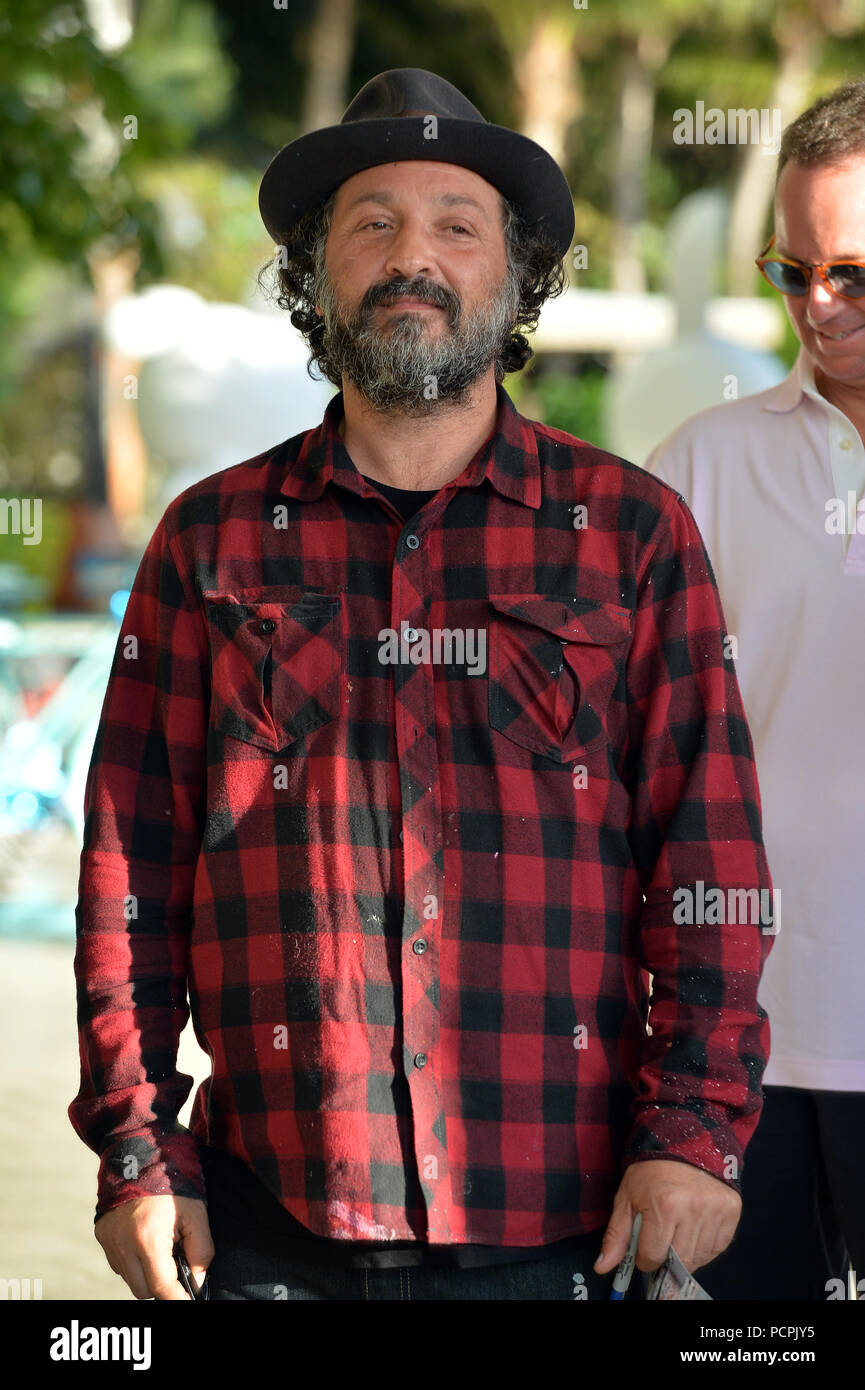 MIAMI BEACH, FL - DECEMBER 01: Mr. Brainwash out and about in South ...