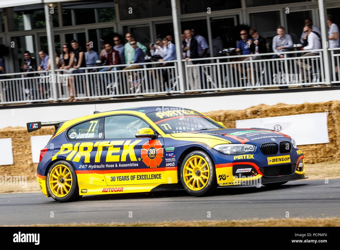 2018 West Surrey Racing BMW 125i M Sport BTCC entrant with driver ...
