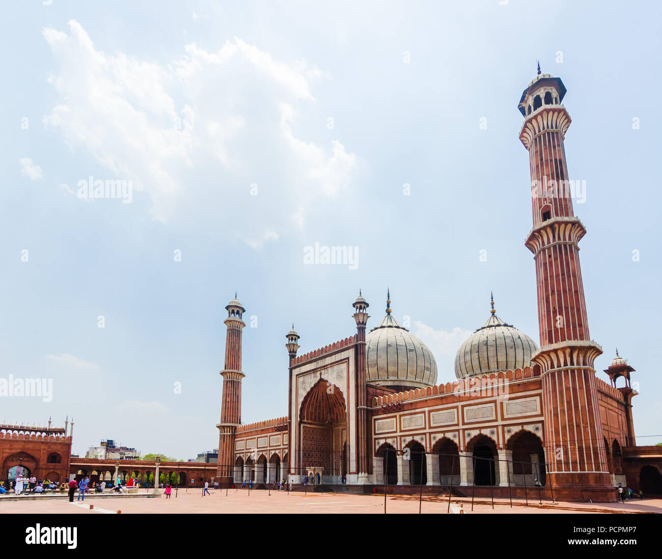 Jama Masjid, main muslim mosque in Delhi, India Stock Photo - Alamy