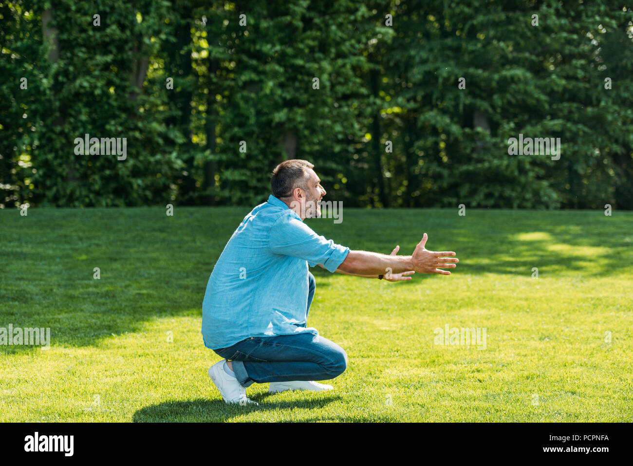 Crouching Person Side