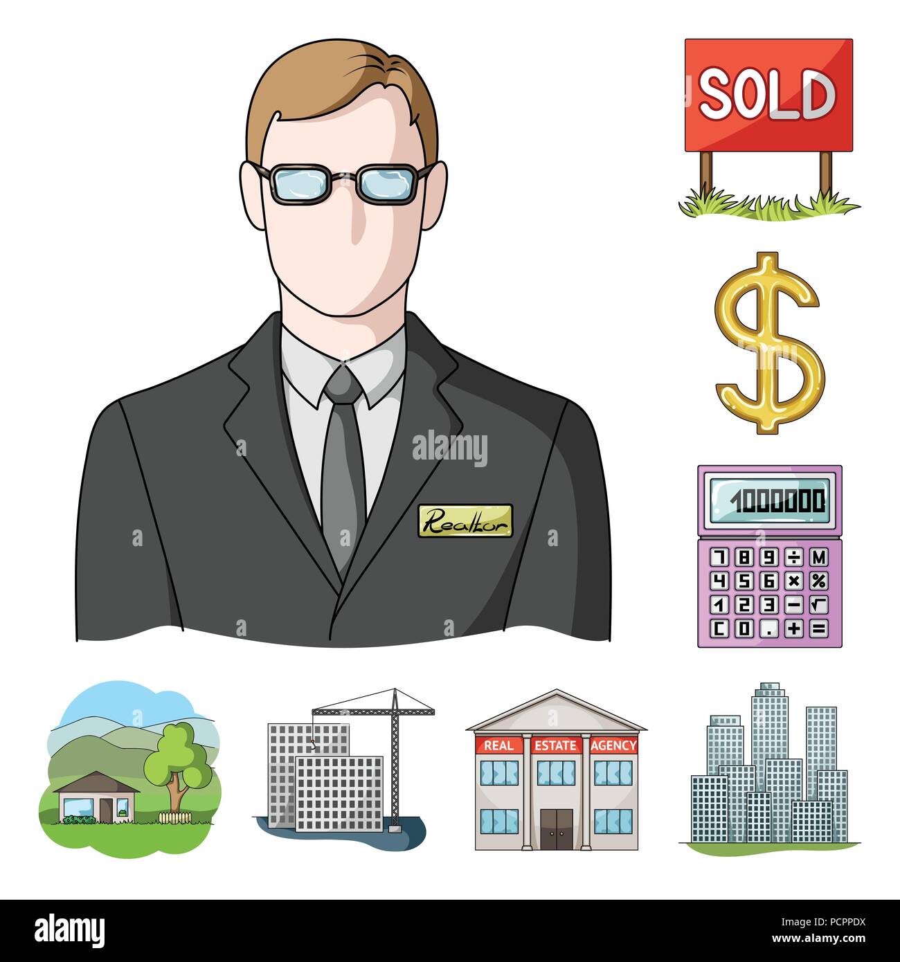 House sign manor Stock Vector Images - Alamy