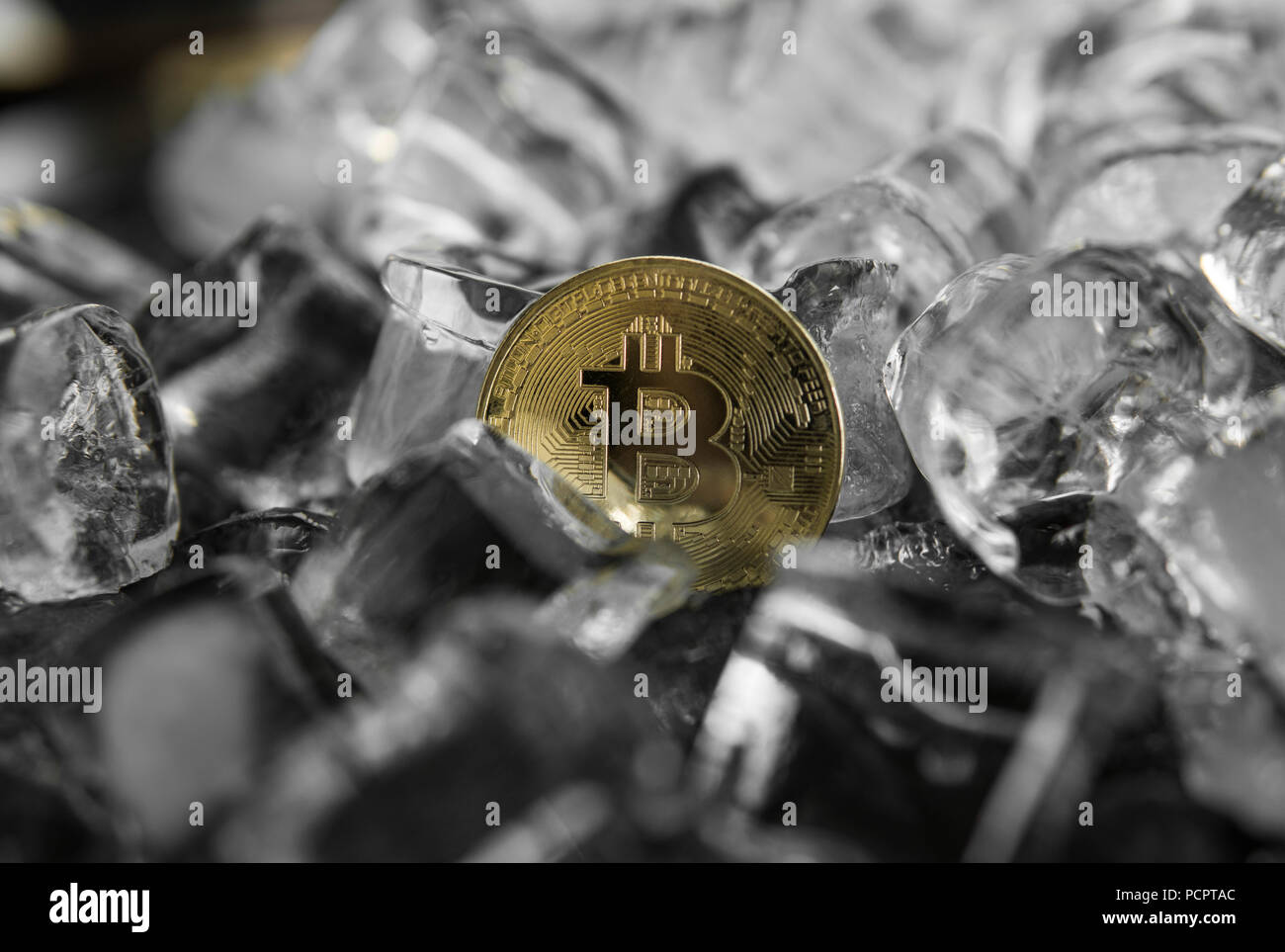 Cryptocurrency frozen hi-res stock photography and images - Alamy