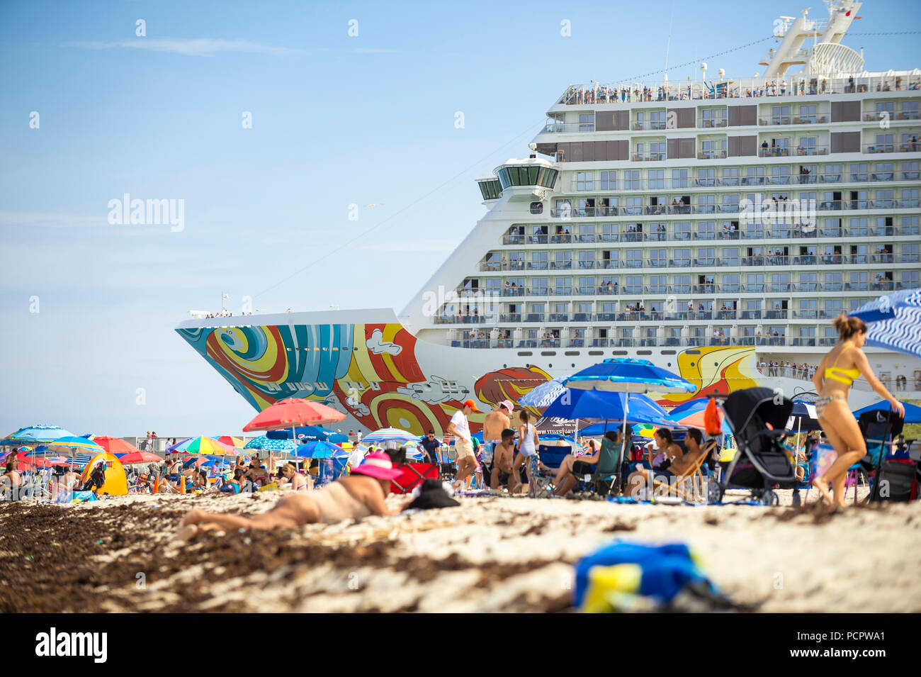 South beach miami beach bikini hi-res stock photography and images - Alamy