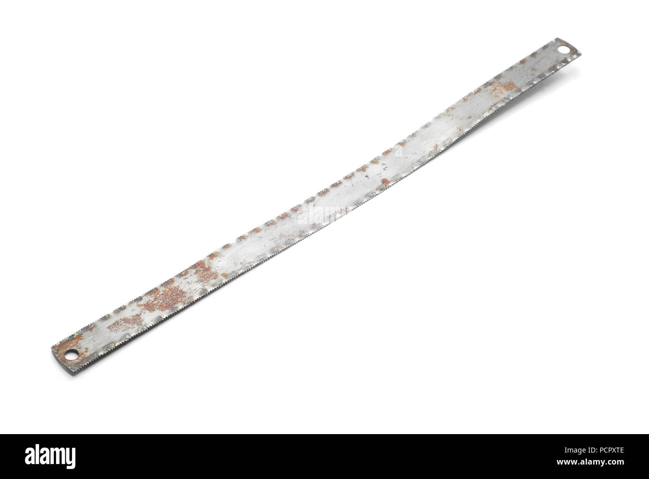 hack saw blade isolated on white Stock Photo - Alamy